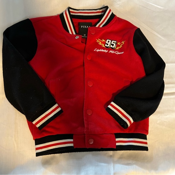 Disney | Jackets & Coats | Disney Pixar Cars Lightning Mcqueen Toddler ...